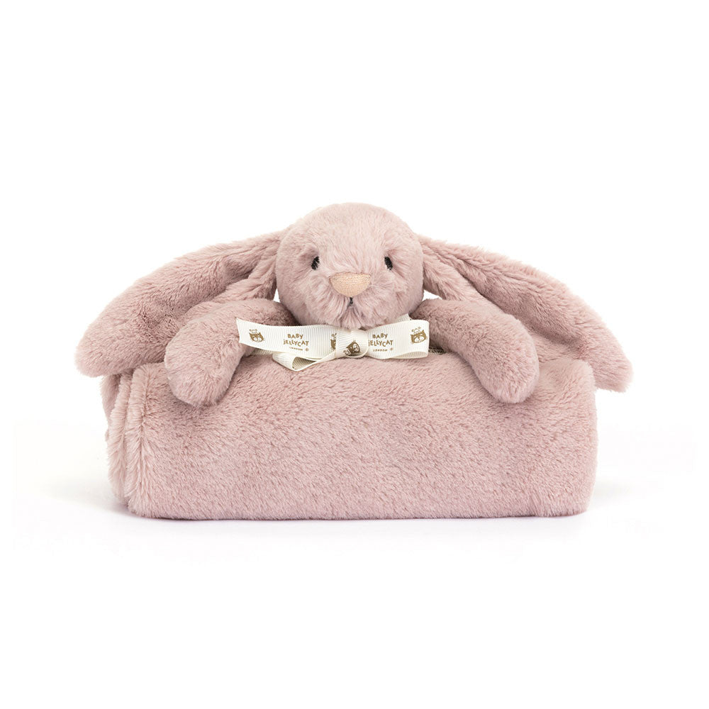 Bashful luxe bunny blankie - rosa – Tugboat & The Bird