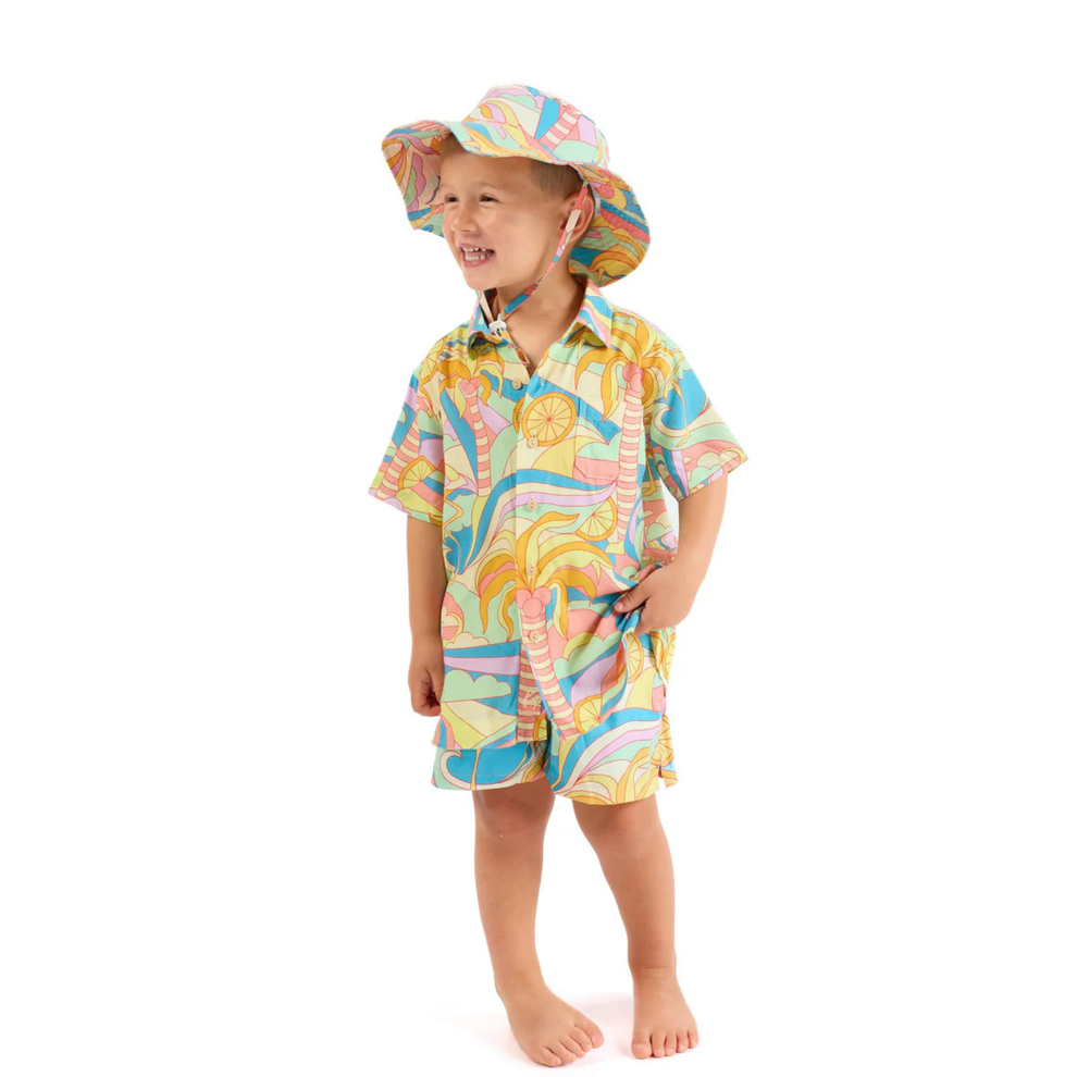 Paradiso bucket hat - yellow – Tugboat & The Bird