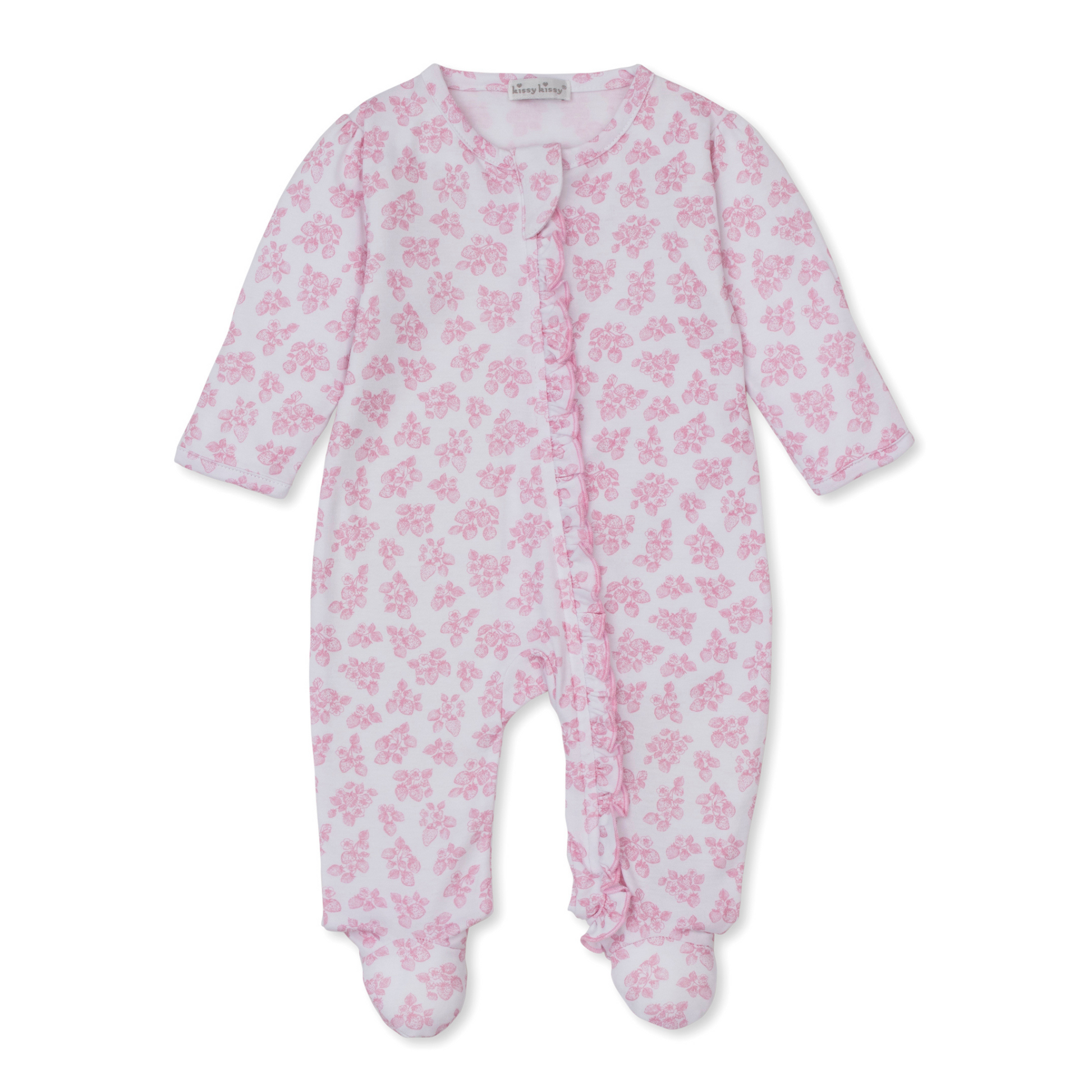 Simply strawberries footie – Tugboat & The Bird