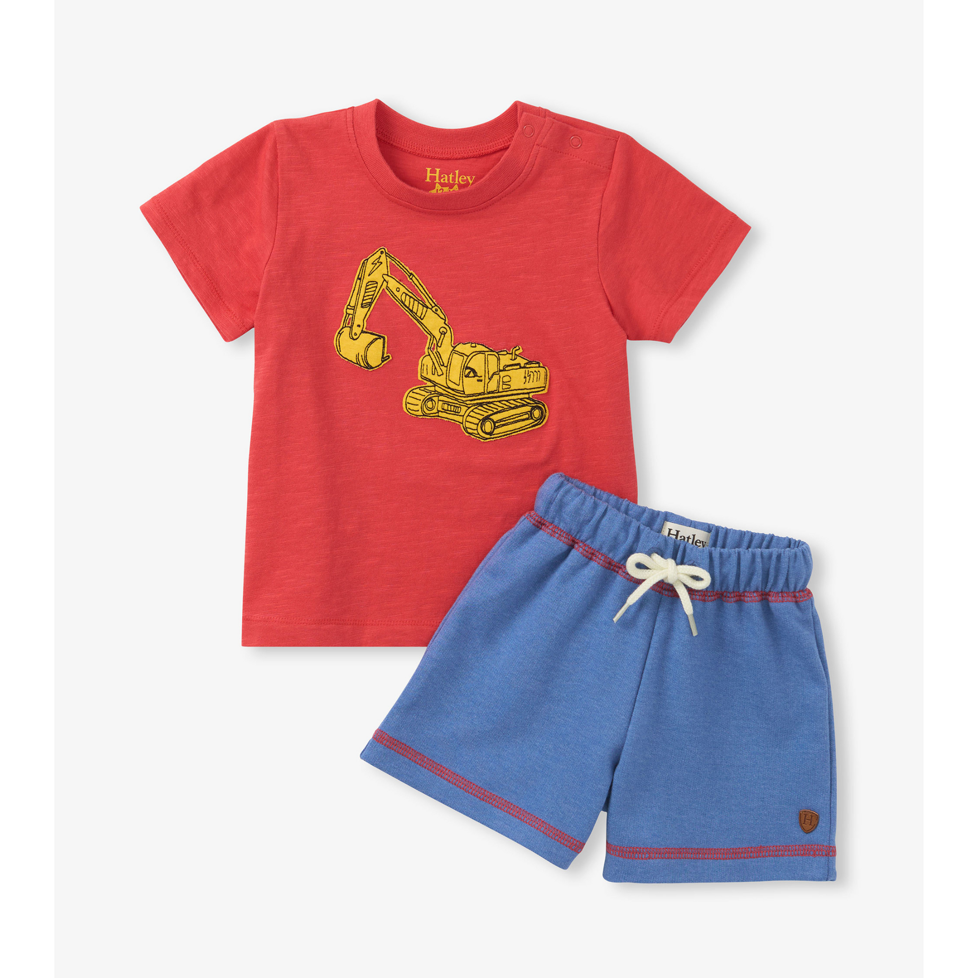 Digger tee & short set – Tugboat & The Bird