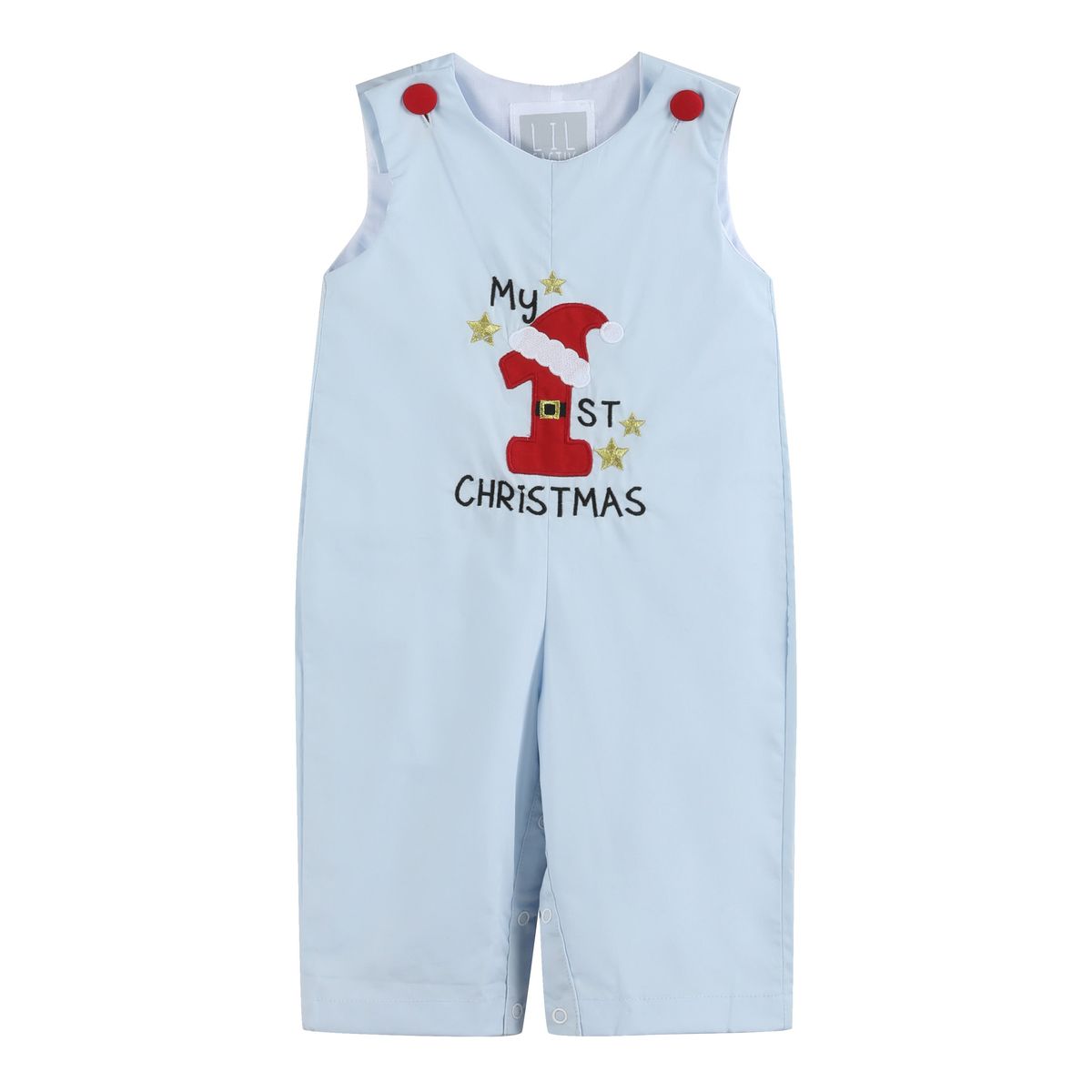 My 1st Christmas overalls – Tugboat & The Bird