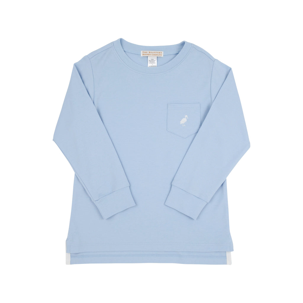 Carter l/s crewneck - beale st blue | Tugboat & The Bird