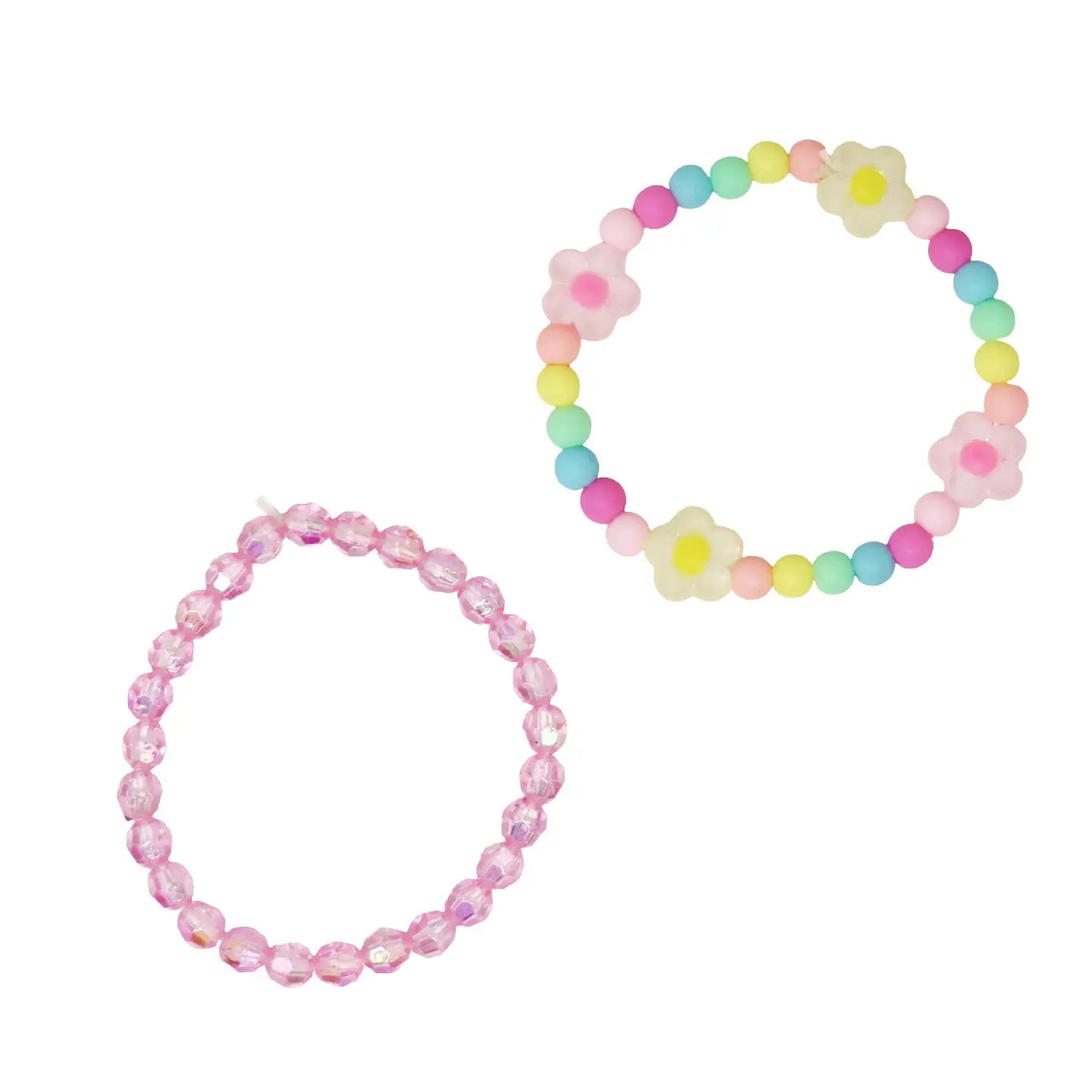 Rainbow flower bracelet set – Tugboat & The Bird