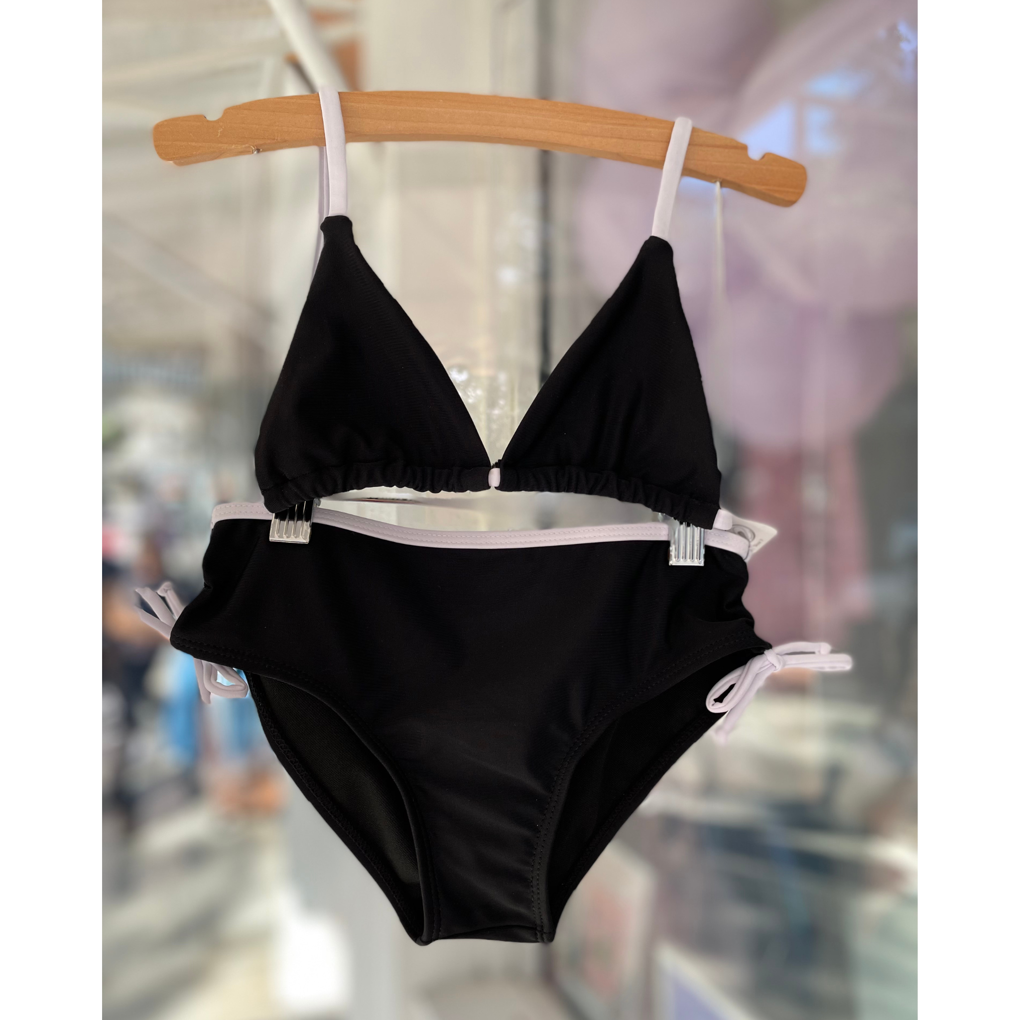 Collins black and white triangle bikini – Tugboat & The Bird