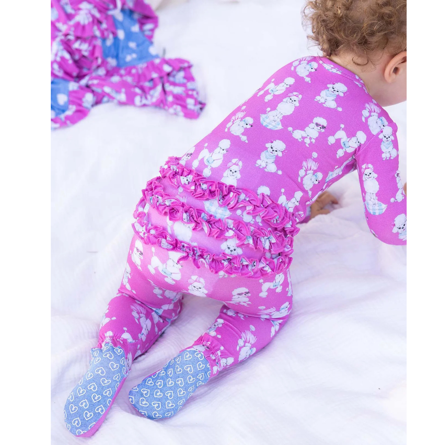 Gabi ruffle footie – Tugboat & The Bird